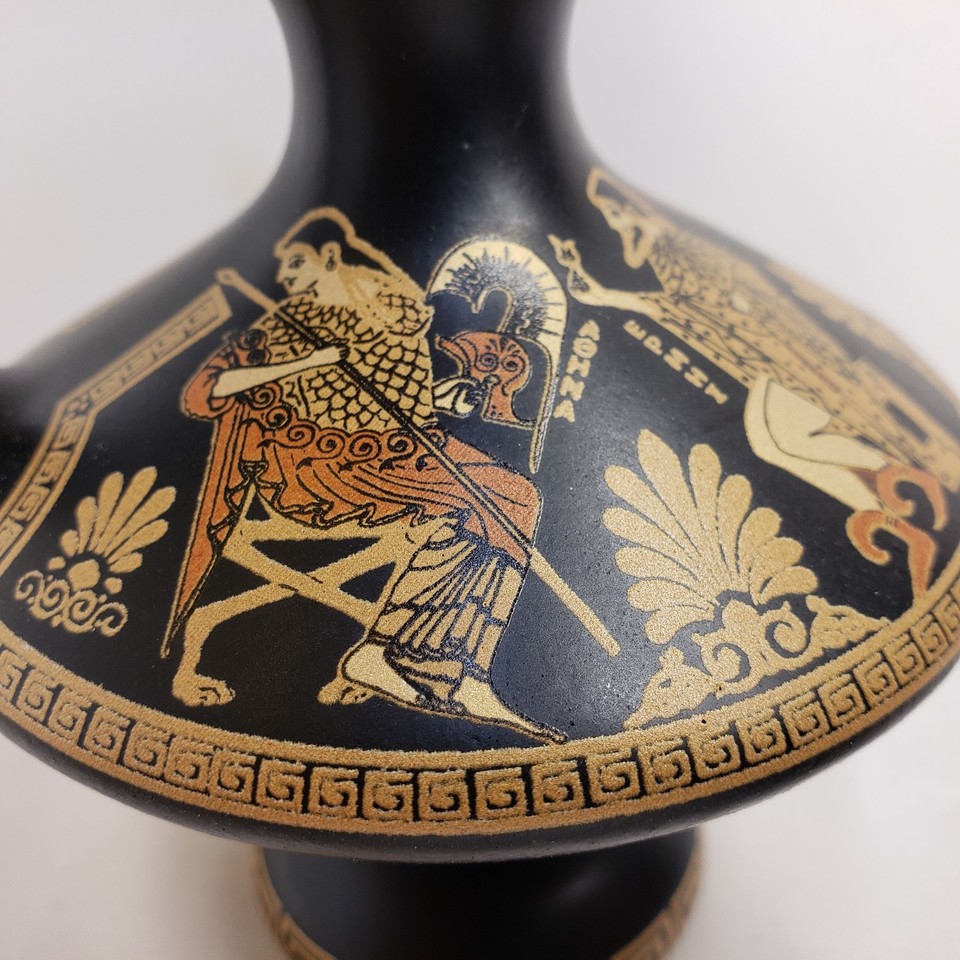 Goddesses Athena Demeter Gods Zeus Hermes Ancient Greek Art Pottery ...