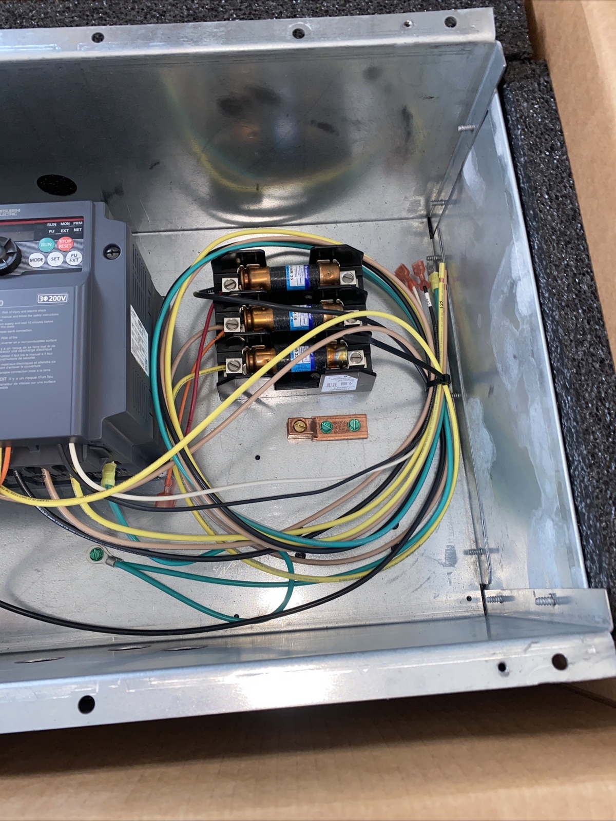 MITSUBISHI ELECTRIC D700 2VF04601123 NC300 VFD KIT 208-240/50-60/3 ...