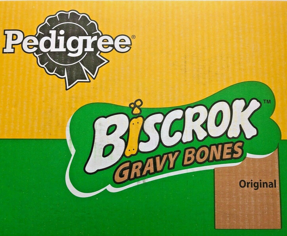 PEDIGREE BEEF GRAVY BONES 350g, 1kg, 2.5kg 5kg 10kg : Biscrok Adult Dog ...