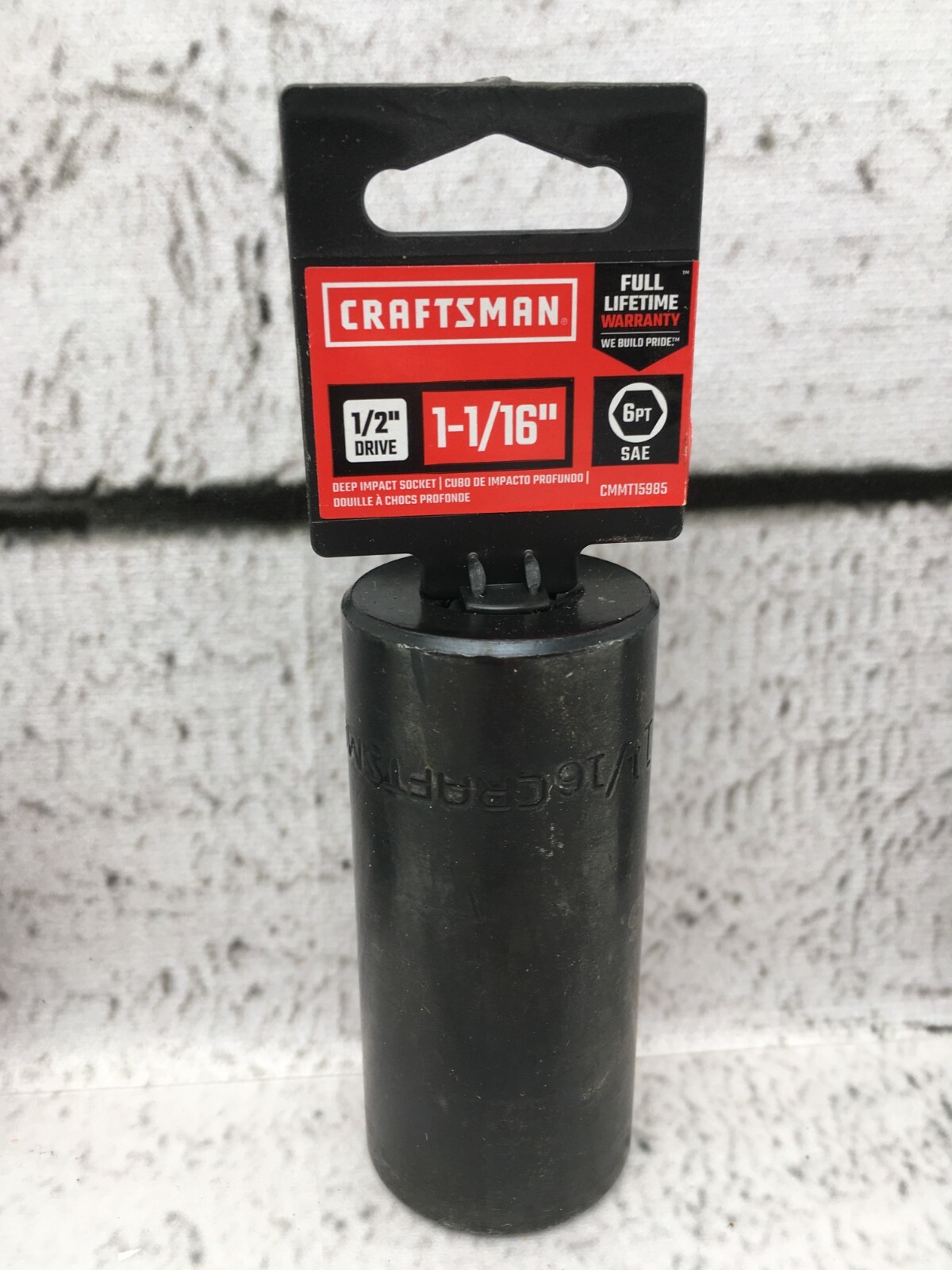 Craftsman IMPACT Sockets Metric & SAE 1/2"Dr Shallow+Deep U CHOOSE K33 ...