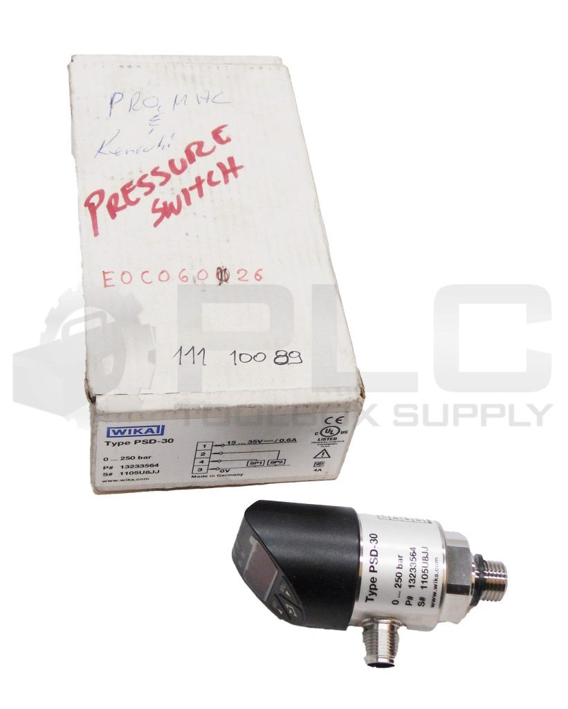 NEW WIKA PSD-30 PRESSURE TRANSDUCER 0-250BAR 15-35V 0.6A *READ* | eBay