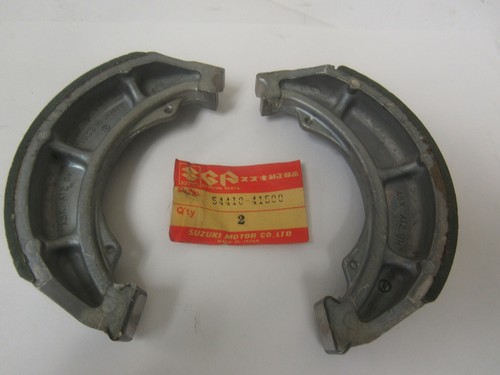 NOS OEM Suzuki Brake Shoe Set 1979-1981 PE175 Dual Purpose 54410-41500 ...