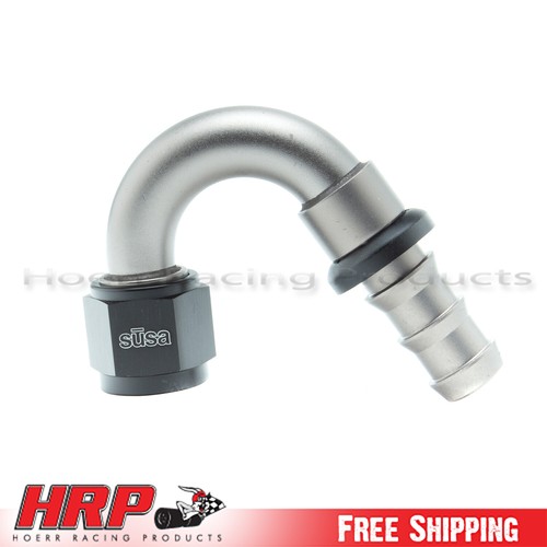 Setrab 22-AN06PL06-150 SUSA AN Push Lock Hose End AN06-06, 150 Degree ...