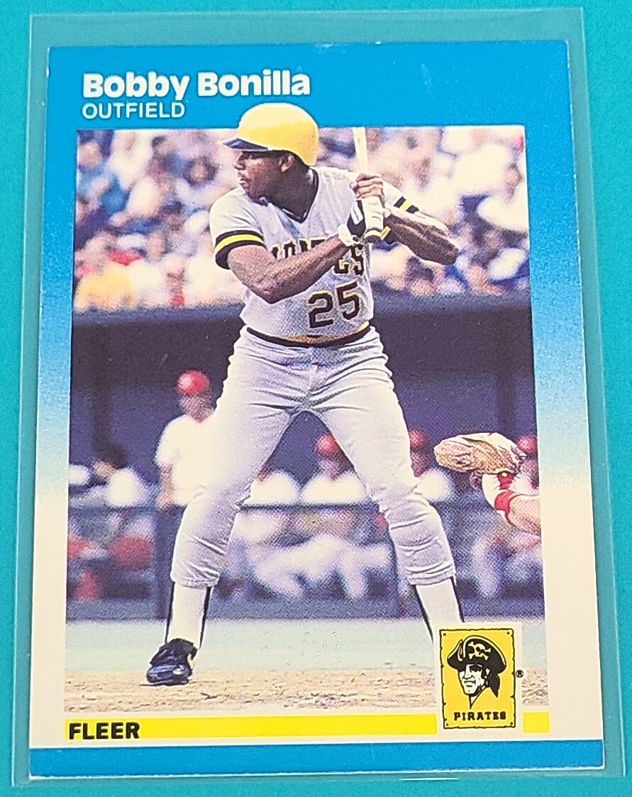 1987 Fleer RC #605 Bobby Bonilla Pittsburgh Pirates Baseball Card V3 | eBay