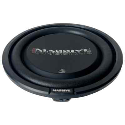 Massive Audio GTS10 10" 300 Watt RMS Dual 4 Ohm Shallow Mount Depth ...