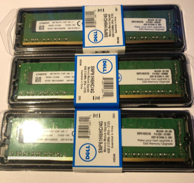 Dell 4GB 1Rx8 PC4-2133P DDR4 2133MHz Memory Module (SNP61H6HC/4G) *NEW ...