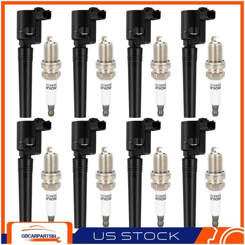 8*Ignition Coils & Spark Plugs For 3.9L V8 Ford Thunderbird Lincoln LS ...