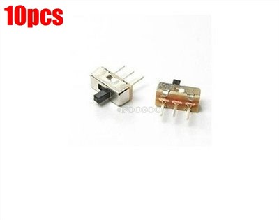 10Pcs SS12D00G3 2 Position Spdt 1P2T 3 Pin Pcb Panel Mini Vertical ...
