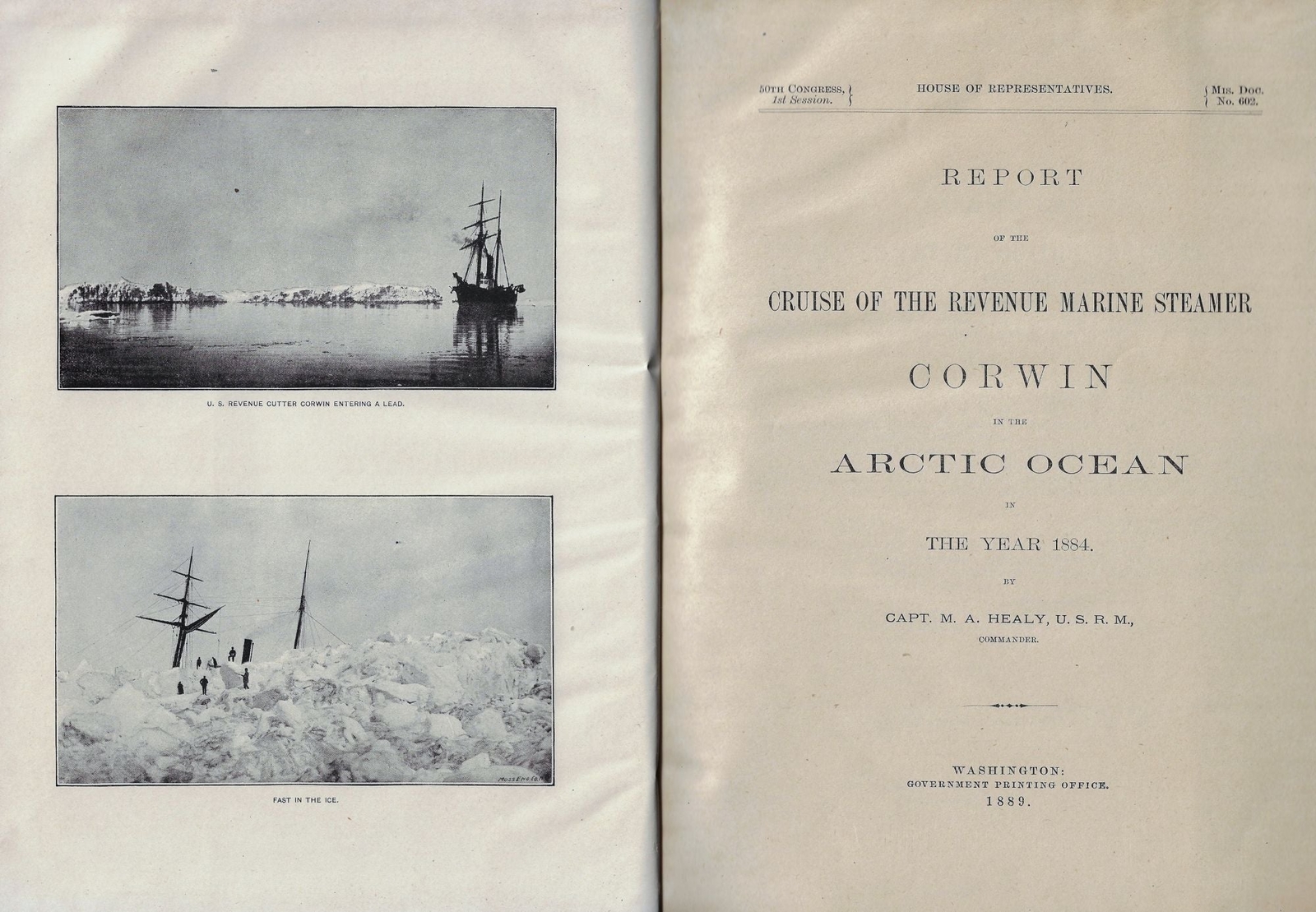 HEALY Report of the Cruise of the Revenue Marine Steamer Corwin Alaska ...