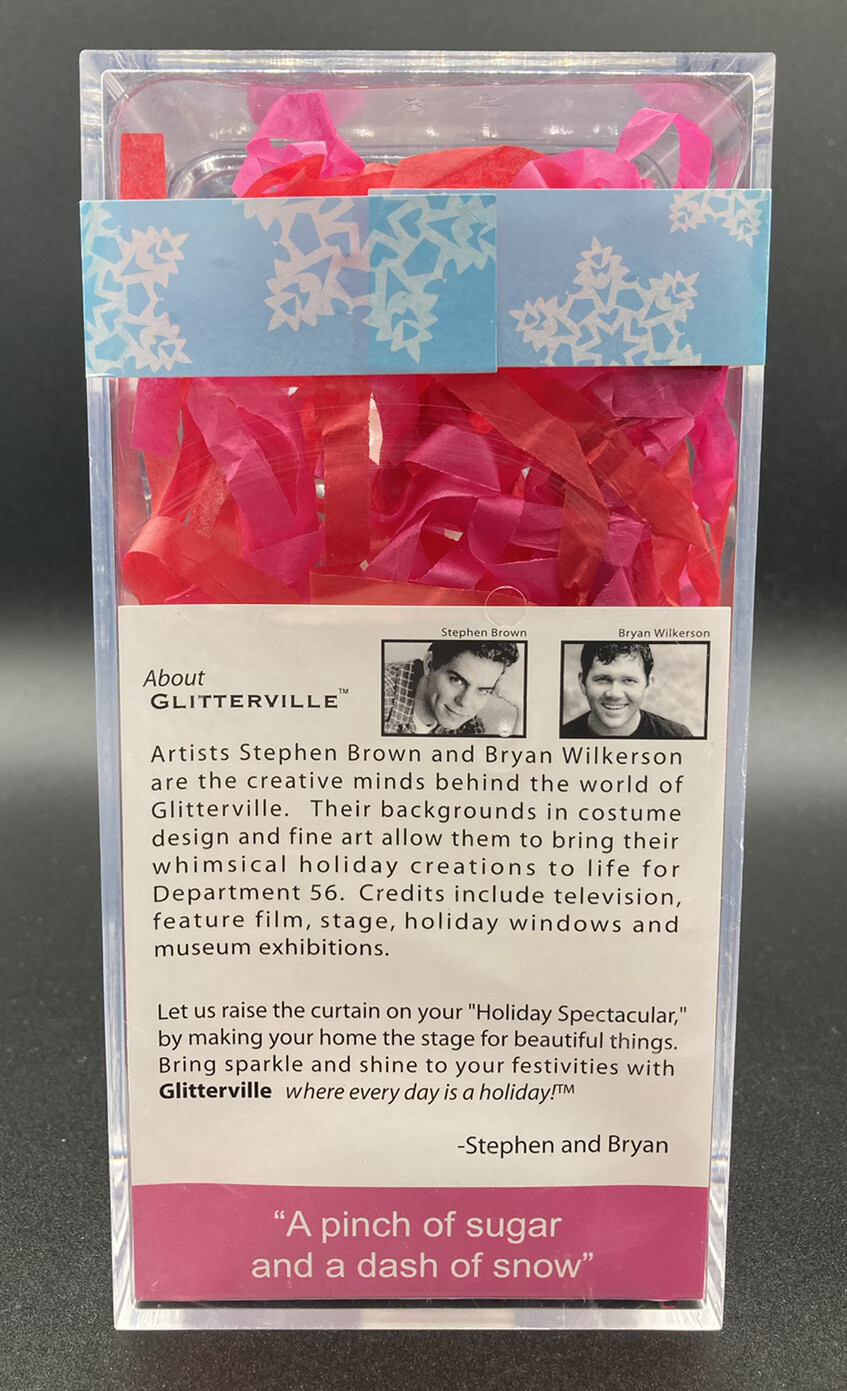 Glitterville Meet The Flakes Collection Department 56 Ornament Wild ...