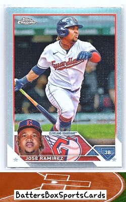 2023 Topps Chrome #38 José Ramírez Refractor | eBay