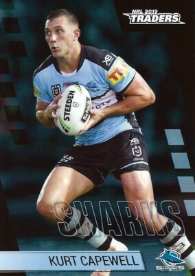 2019 CRONULLA SHARKS NRL Card KURT CAPEWELL Special Edition | eBay