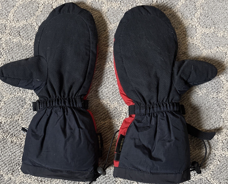 Mammut Goretex Red/Black Men’s Large Mittens | eBay