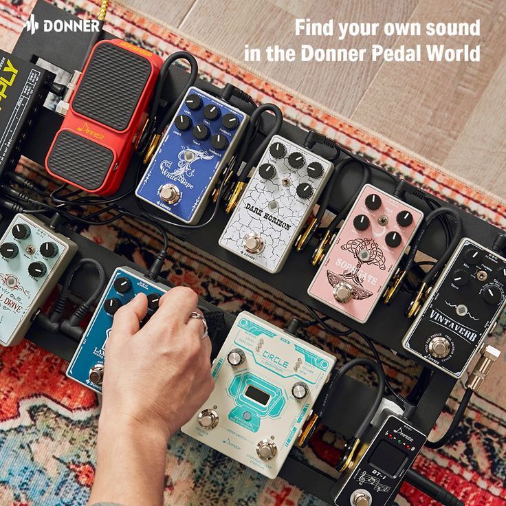 Donner Vowel 2 in 1 Wah & Volume Effects Pedal Wah Wah Active Volume ...
