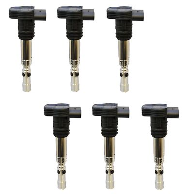 Set of 6 Denso Direct Ignition Coils for Audi A6 Quattro Allroad ...