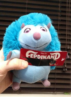 FERDINAND Movie Cuatro Hedgehog Plush Stuffed Toy Factory Blue Sky Doll ...