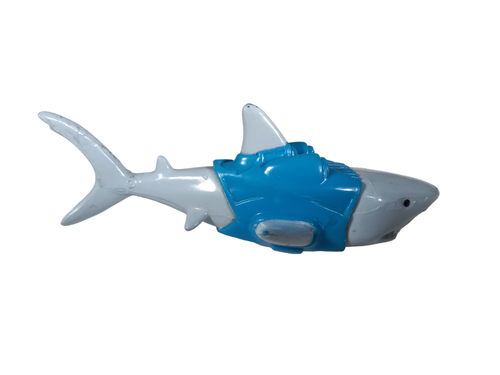 Vintage Imaginext Rescue Heroes 2001 ~ Blue Great White Shark w/ Armor ...