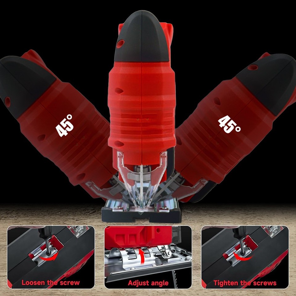 Cordless Jig Saw For Milwaukee 18V Battery Brushless jig saw Tool with ...