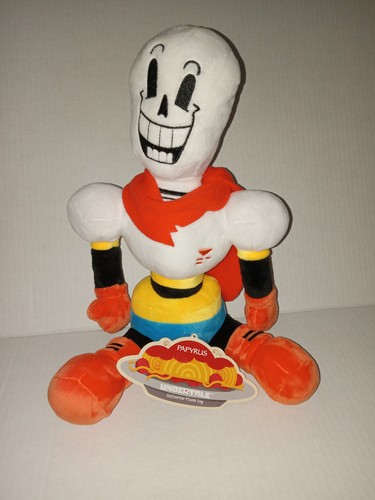 UNDERTALE PAPYRUS 12" PLUSH DOLL FanGamer Toby Fox Symbiote NEW WITH ...