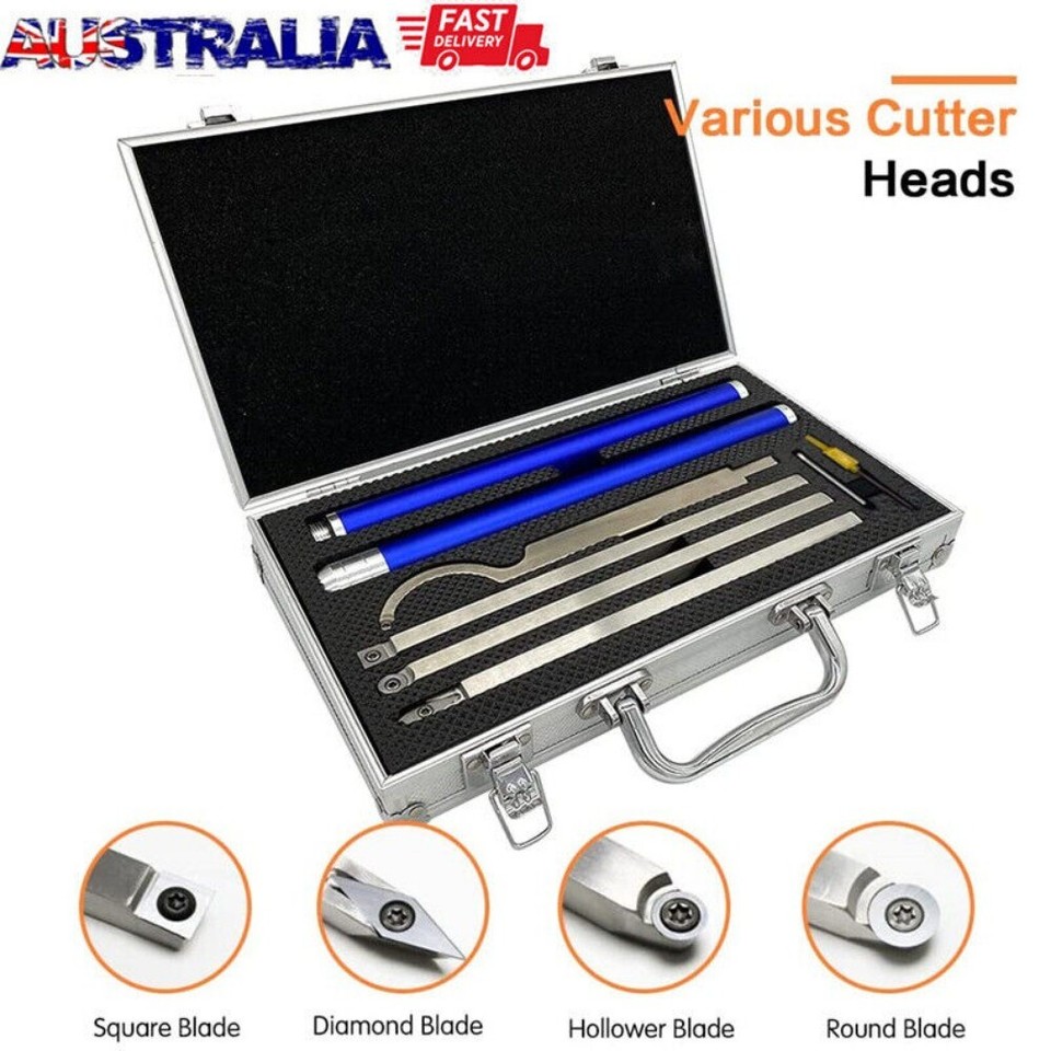 8Pcs Wood Turning Tool Carbide Tipped Lathe Tools Rougher Turning ...