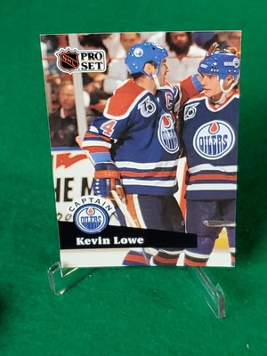 1991-92 Pro Set Hockey Card Kevin Lowe Edmonton Oilers #572 Captain | eBay