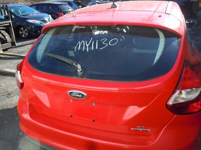 2012-2014 Ford Focus Rear Hatch Lid Liftgate W/ Spoiler W/O Camera OEM ...