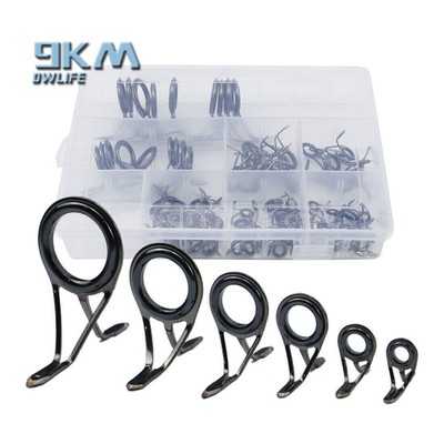 Stainless Steel 50Pcs~120Pcs Fishing Rod Guide Repair Kit Saltwater ...