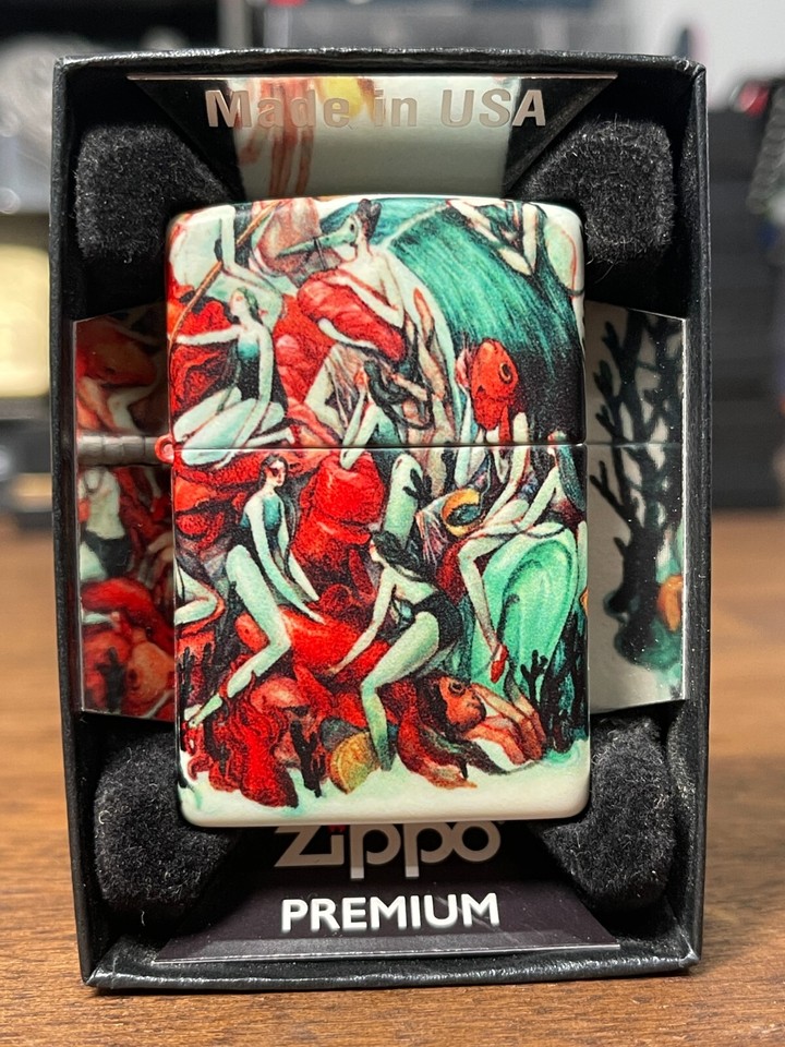 Zippo Japanese 540 Glow in the Dark Ladies and Creatures Lighter | eBay UK