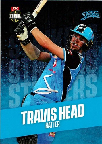 2019 2020 ADELAIDE STRIKERS BBL Cricket Card TRAVIS HEAD | eBay Australia