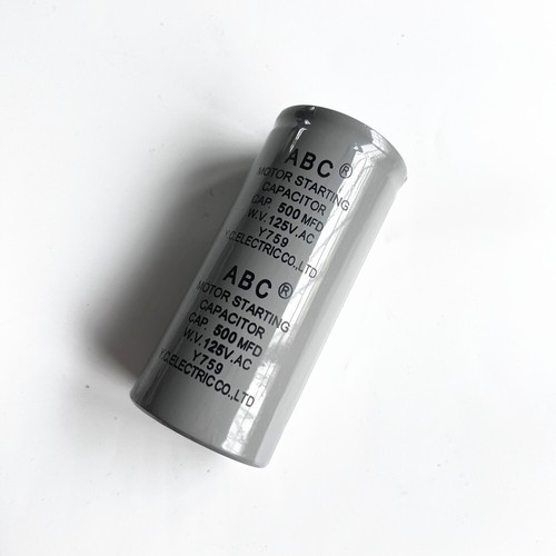 1X 500MFD 500UF 125VAC HVAC 125V ABC CD60 Motor Starting Capacitor | eBay