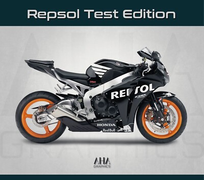 Honda CBR 1000RR Repsol Winter Test Kit Decals | eBay