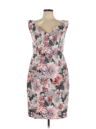 Paper Dolls Women Gray Cocktail Dress 10 | eBay