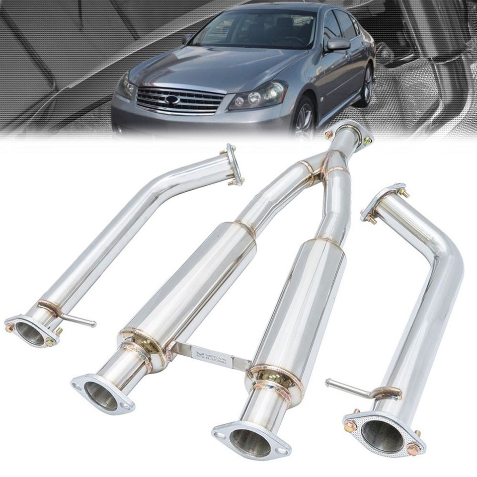 Megan Racing Performance Design Exhaust Mid-Pipe For 06-10 Infiniti M35 ...