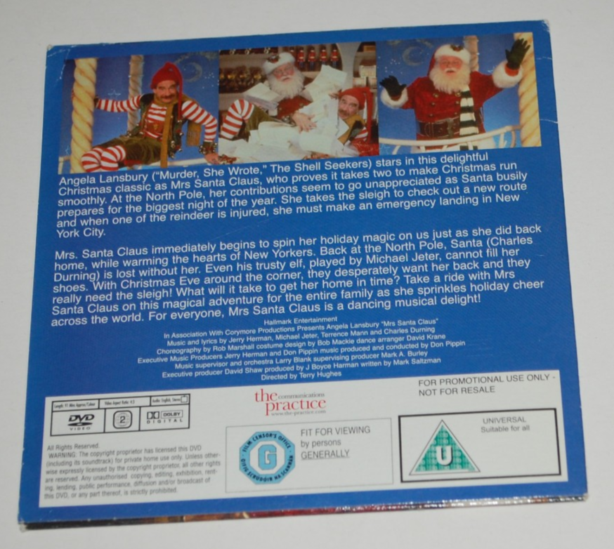 Mrs Santa Claus - Angela Lansbury - The Mail on Sunday Promo DVD | eBay