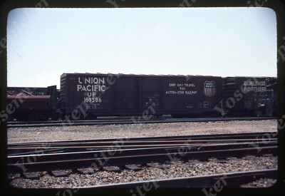 sl83 Original slide 1979 Railroad Car Cicero IL UP 169586 xm-bf-70-7bn ...