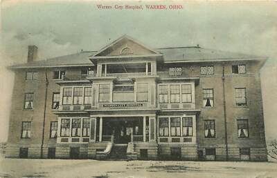 Ohio, OH, Warren, Warren City Hospital 1910 Postcard | eBay