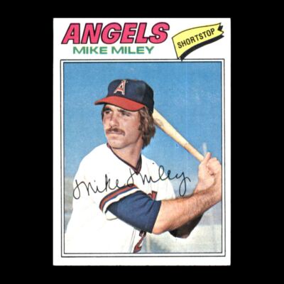 Mike Miley 1977 Topps California Angels #257 Set Break NICE! | eBay