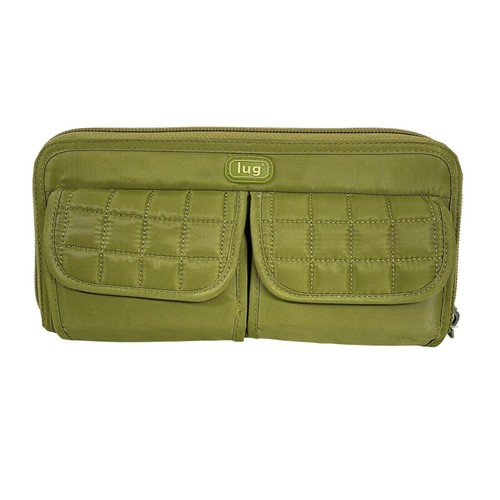 Lug Womens Y2K Double Backflip Wallet 9x 1 1/2 Green Accessories ...