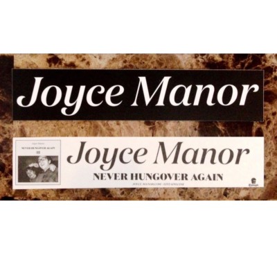 JOYCE MANOR Never Hungover Again Ltd Ed Sticker +BONUS Punk Indie ...