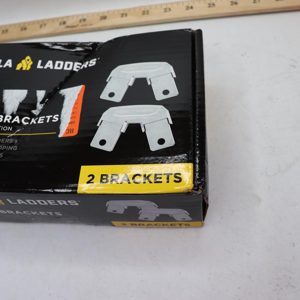 Gorilla Ladders MPX Rail Brackets Aluminum GLMP-RB-2 | eBay