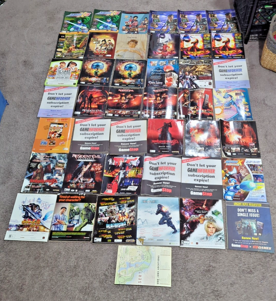 Lot Of 42 Game Informer Magazine 2000s Mixed Lot Video Game Halo GTA ...