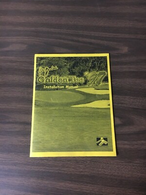 Golden Tee '97 Arcade Game Installation Manual, Incredible Technologies ...