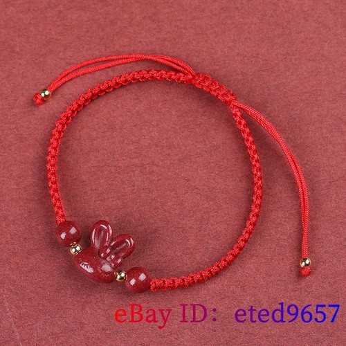 Cinnabar Rabbit Bracelet Luxury Jewelry Real Gift Bead Natural Amulets ...