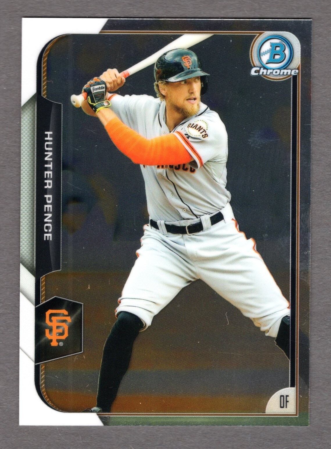 2015 BOWMAN CHROME HUNTER PENCE CARD #85 **NM-MT** SAN FRANCISCO GIANTS ...