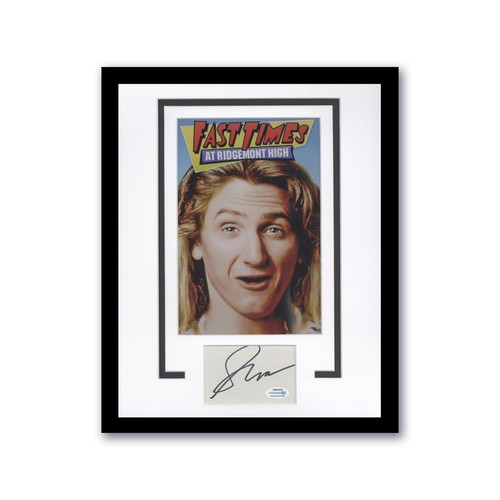 Sean Penn "Fast Times at Ridgemont High" AUTOGRAPH Signed Framed 11x14 ...