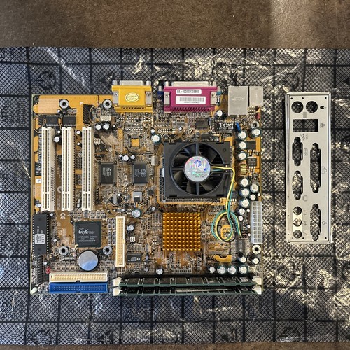 PCChips M754LMR Motherboard Socket 370 + Intel Celeron 667MHz CPU ...