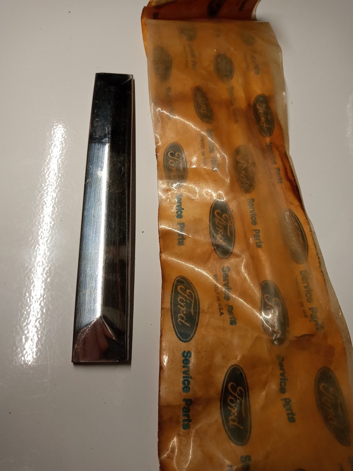 D4ZZ-17D839-A Ford Mustang 1974-1978 Bumper Guard Chrome Moulding | eBay