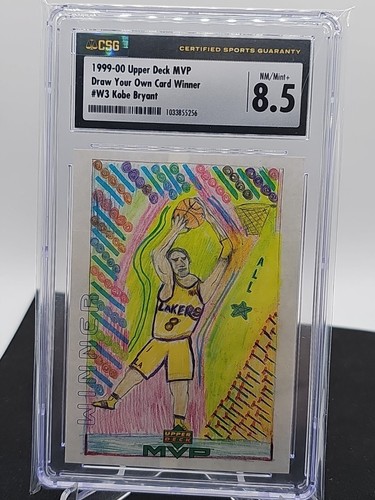1999-00 Upper Deck MVP - Draw Your Own Card Winner Kobe Bryant #W3 for ...