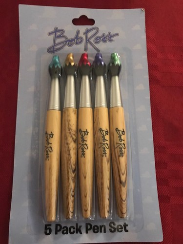Bob Ross Paint Brush-Shaped Pen Set NEW | eBay