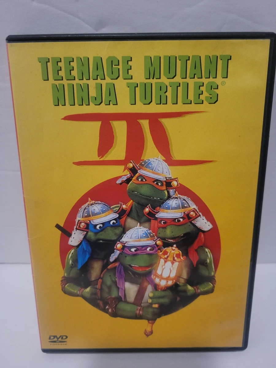 Teenage Mutant Ninja Turtles 3 Dvd Cover
